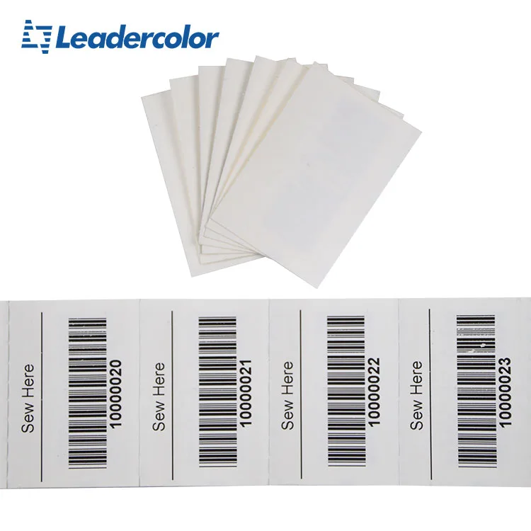 LDR-5035F UHF RFID Sewing Label - Leadercolor丨RFID 손목 밴드 앞 유리 NFC 의류 및 귀 태그