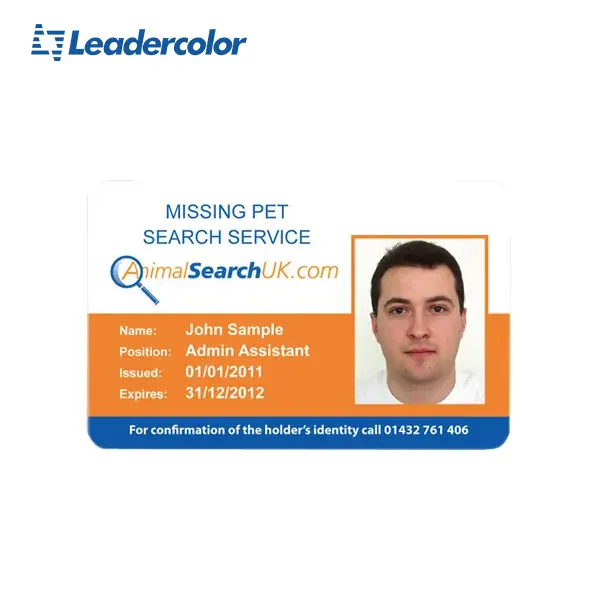Employee ID Card - Leadercolor-RFID tags and Animal Ear tags