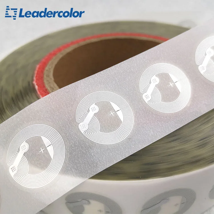 LDF-D25W RFID Wet Inlay - Leadercolor丨RFID 손목 밴드 앞 유리 NFC 의류 및 귀 태그