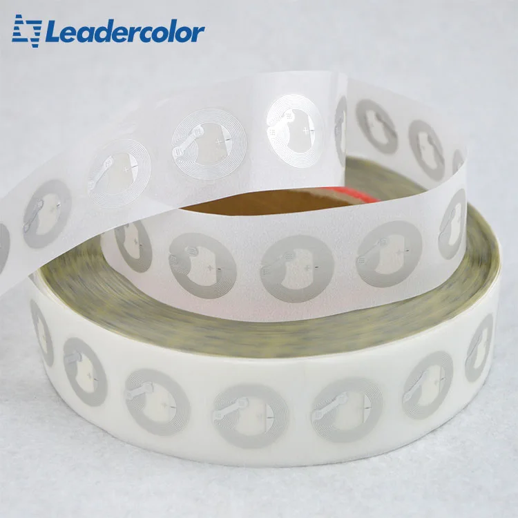 LDF-D25W RFID Wet Inlay - Leadercolor丨RFID 손목 밴드 앞 유리 NFC 의류 및 귀 태그